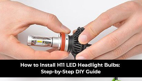 How to Install H11 LED Headlight Bulbs at Home | Underground Lighting
