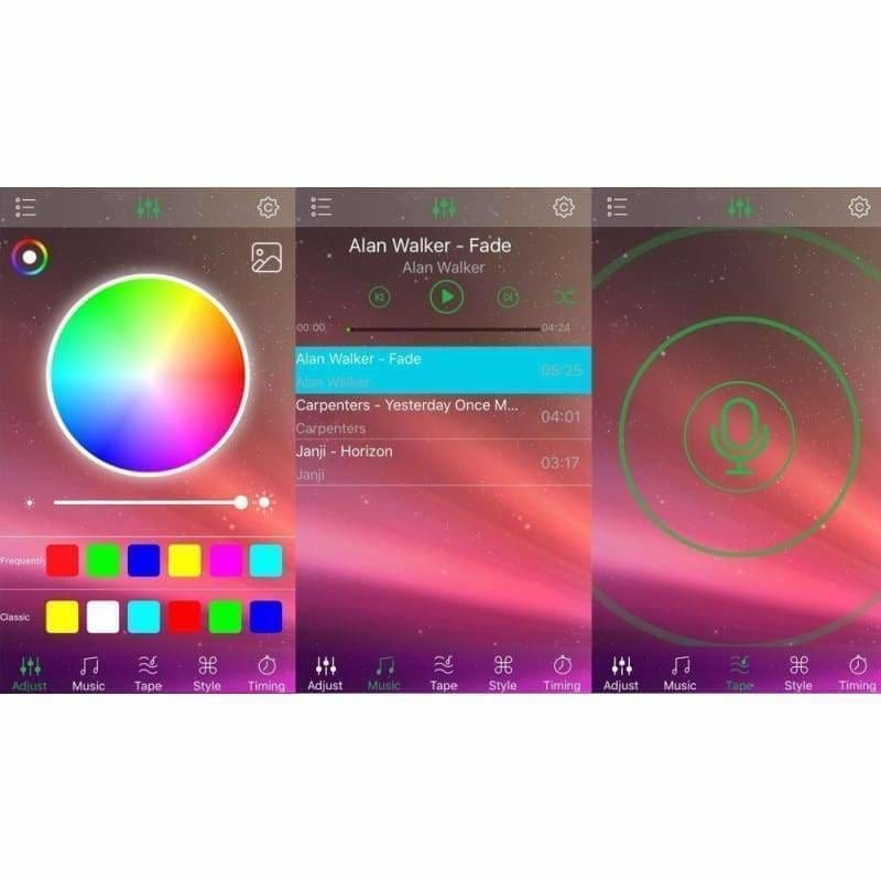 RGB LED Strip | Car Interior Lights | Kit | Multicolor – Underground ...